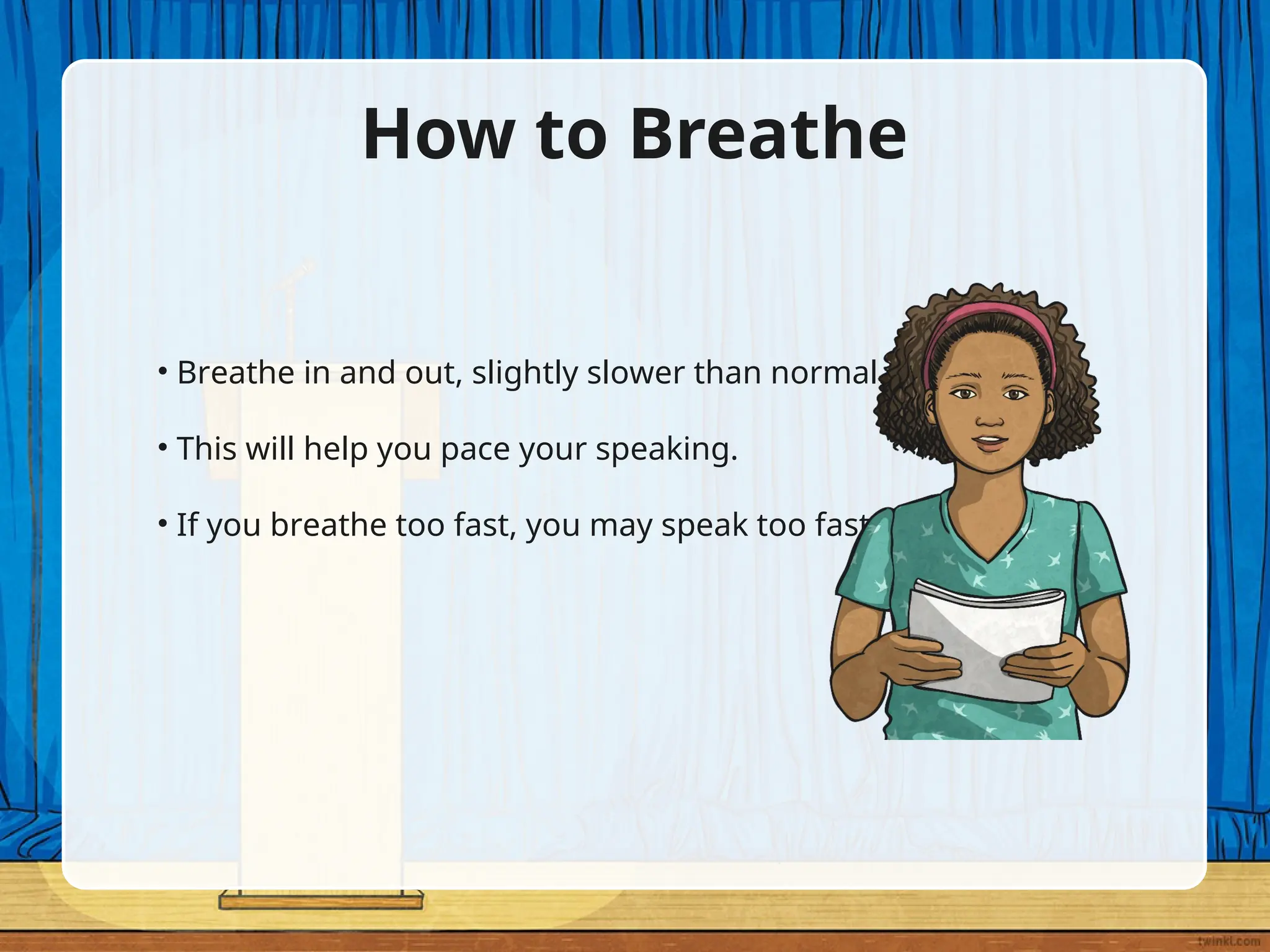 Public Speaking Skills Powerpoint for kids | PPT