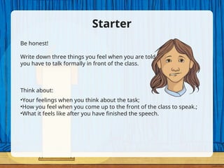 Public Speaking Skills Powerpoint for kids | PPT