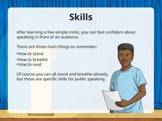 Public Speaking Skills Powerpoint for kids | PPT