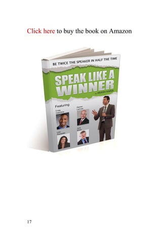 Public speaking techniques speak like a winner | PDF