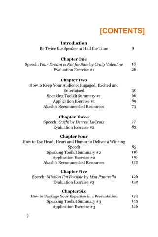 Public speaking techniques speak like a winner | PDF | Content ...