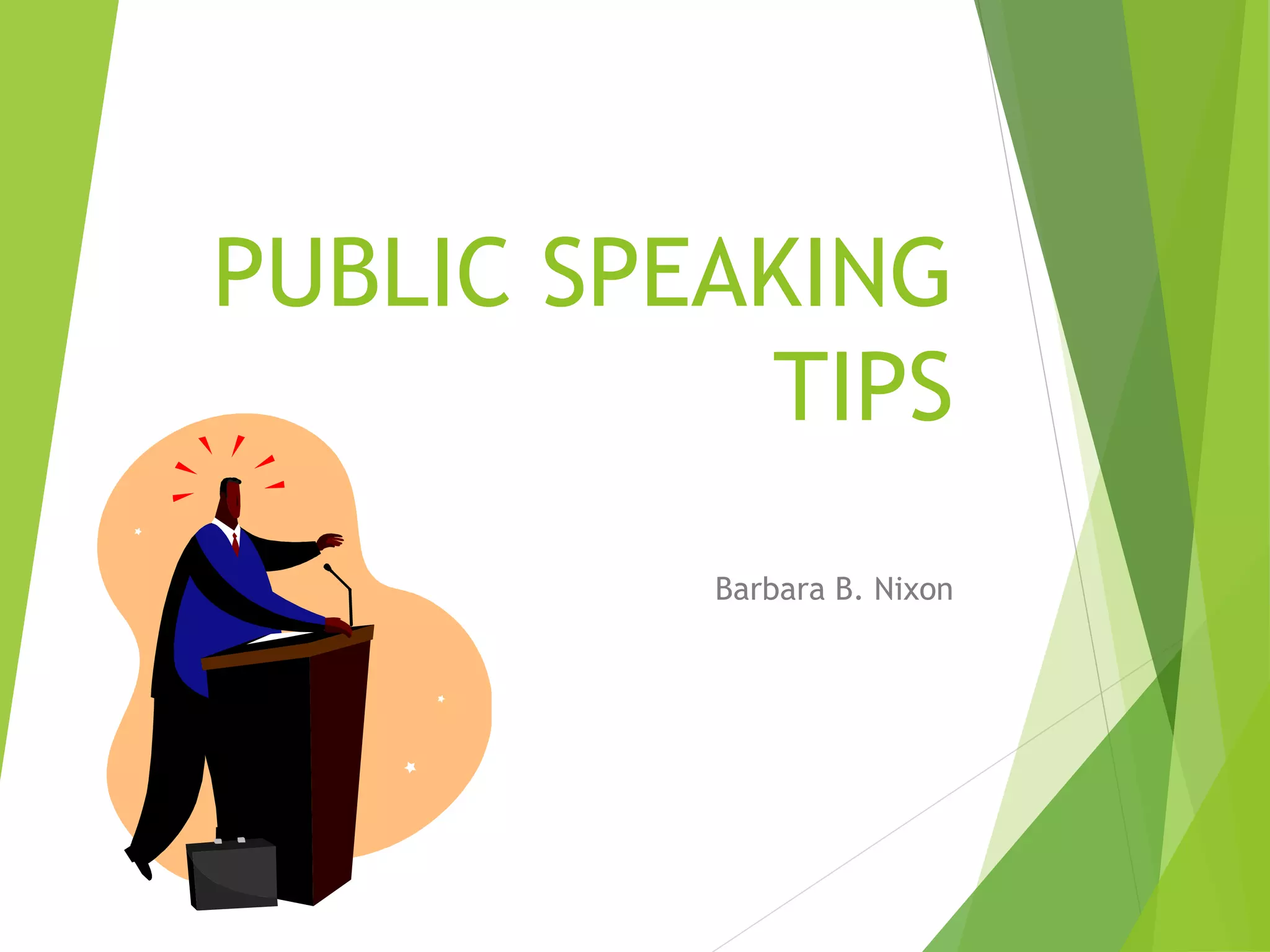 Public Speaking Tips | PPTX | Resume Writing and Advice | Job Search