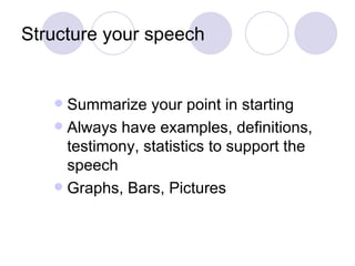 Public speaking tips | PPT