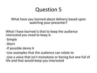 Public_Speaking_Week2 | PPT