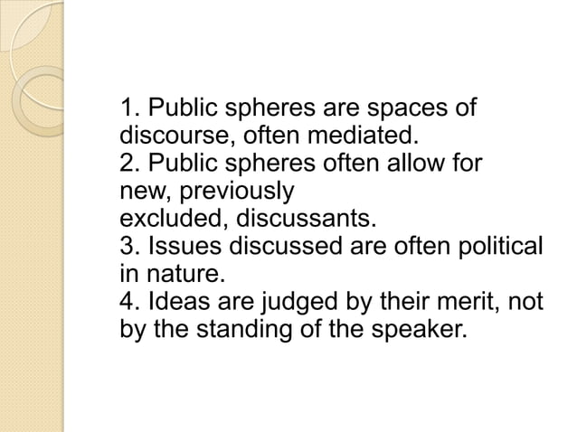 Public sphere and internet | PPTX