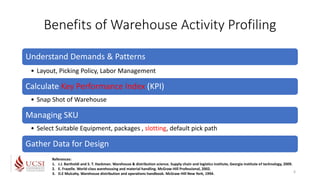 Warehouse Activity Profiling | PPTX