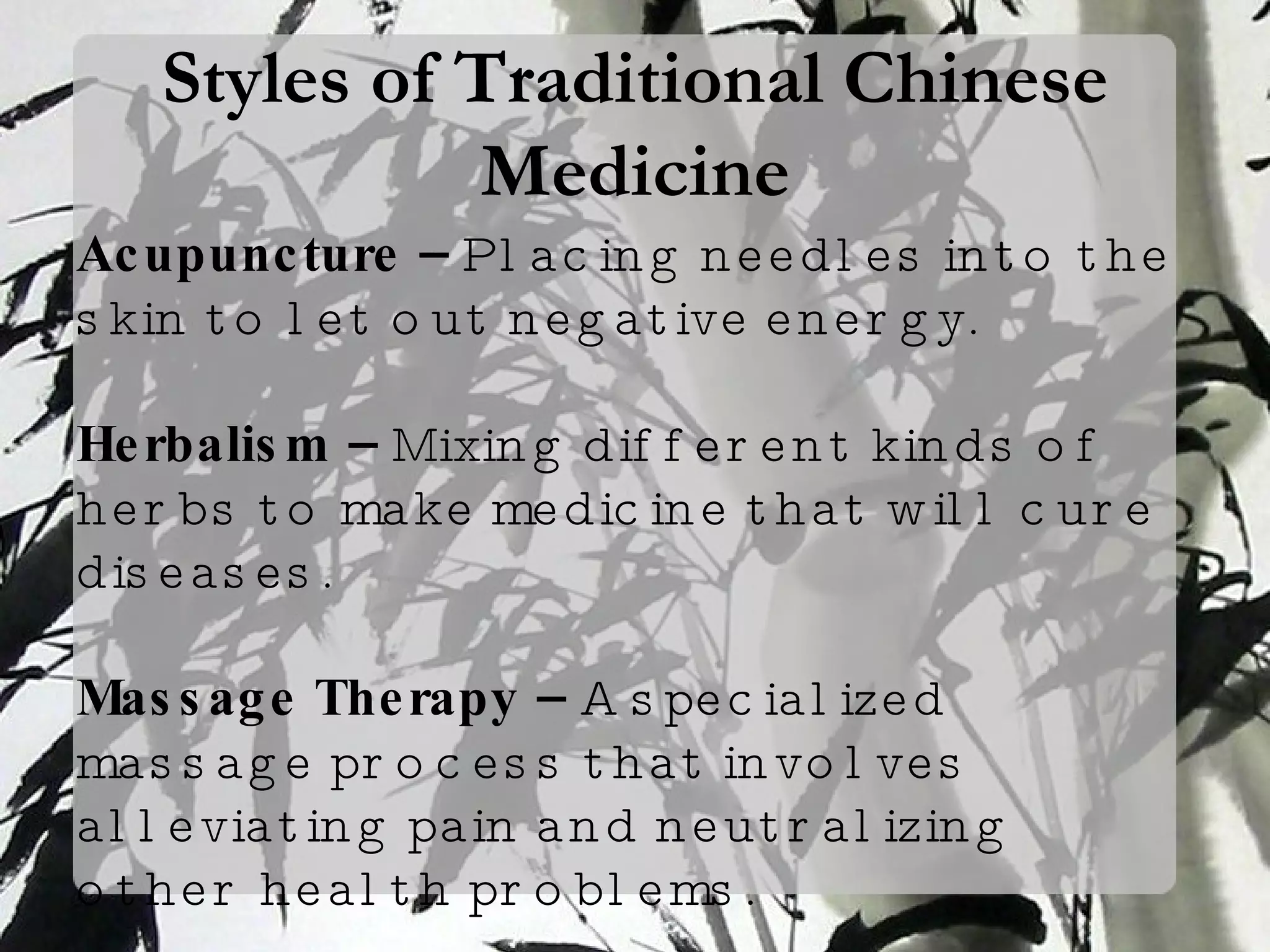Traditional Chinese Medicine | PPT