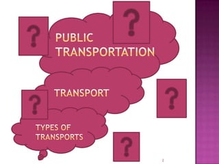 Public transport | PPTX