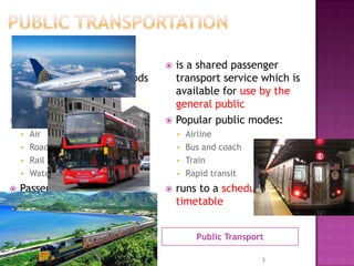 Public transport | PPTX