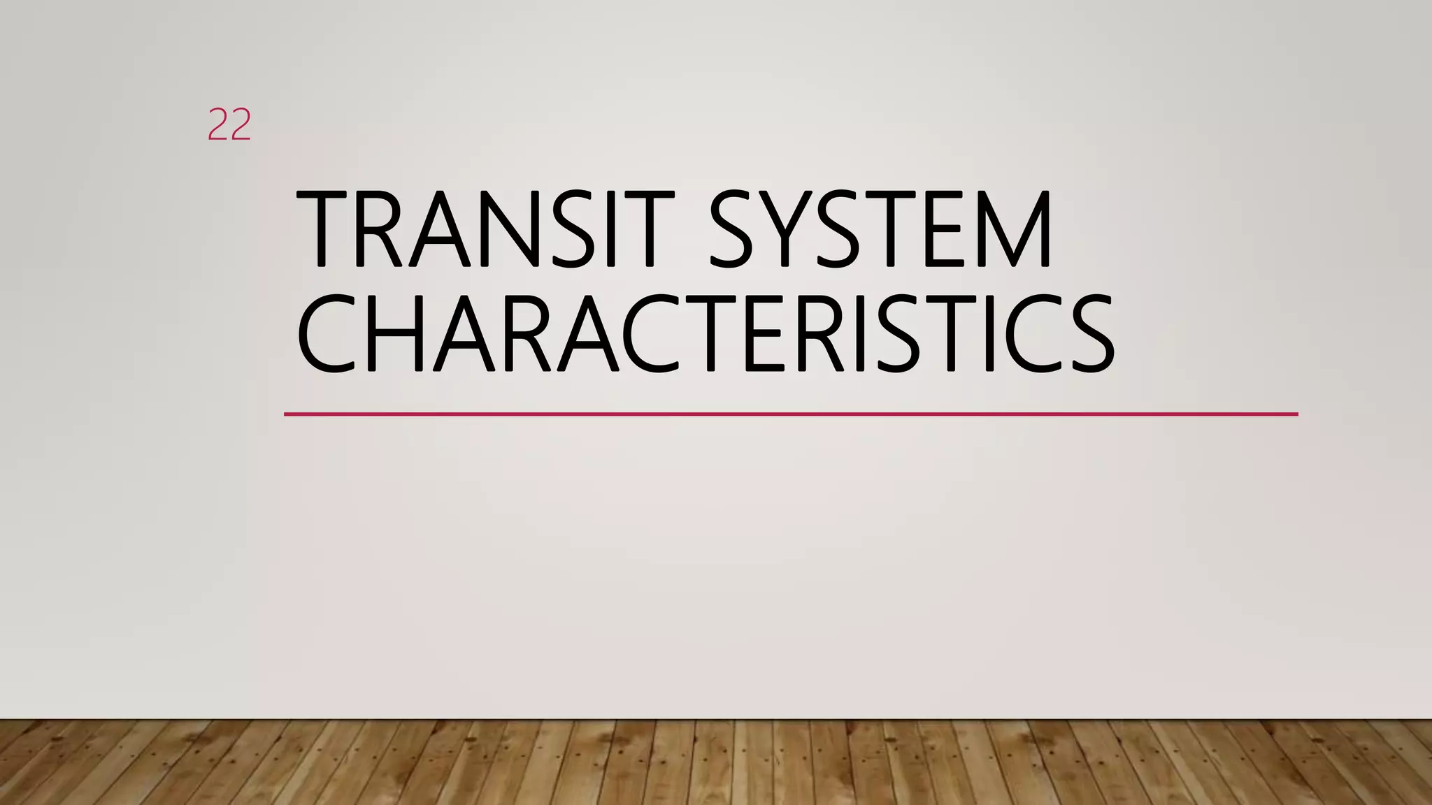 Public transportation planning | PPTX