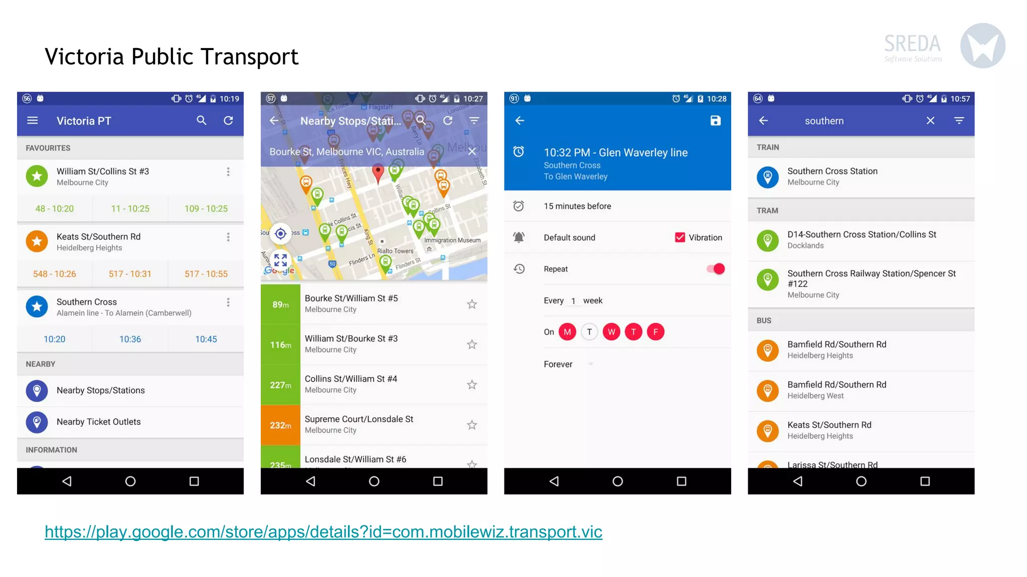 Public transport mobile apps UI examples | PPT