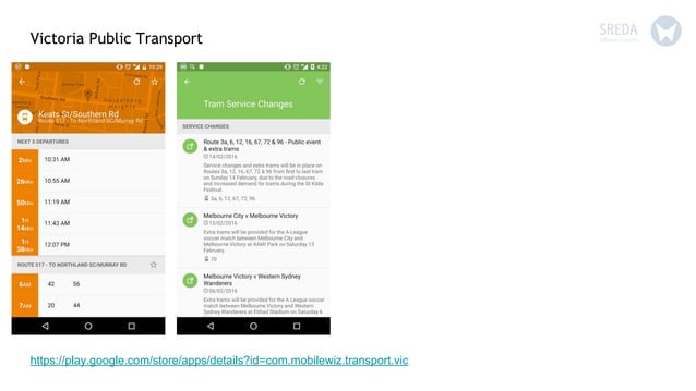 Public transport mobile apps UI examples | PPT