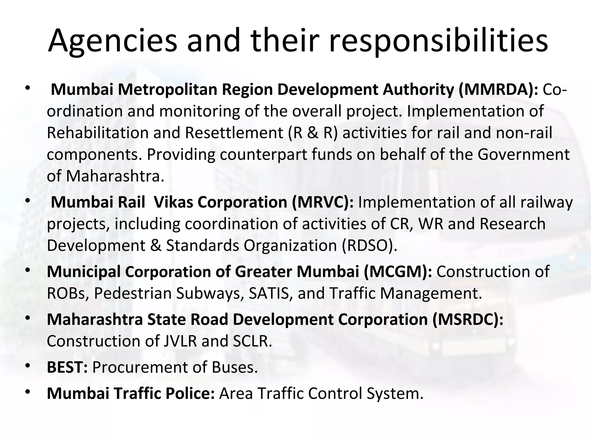 Public transport problems in mumbai | PPT