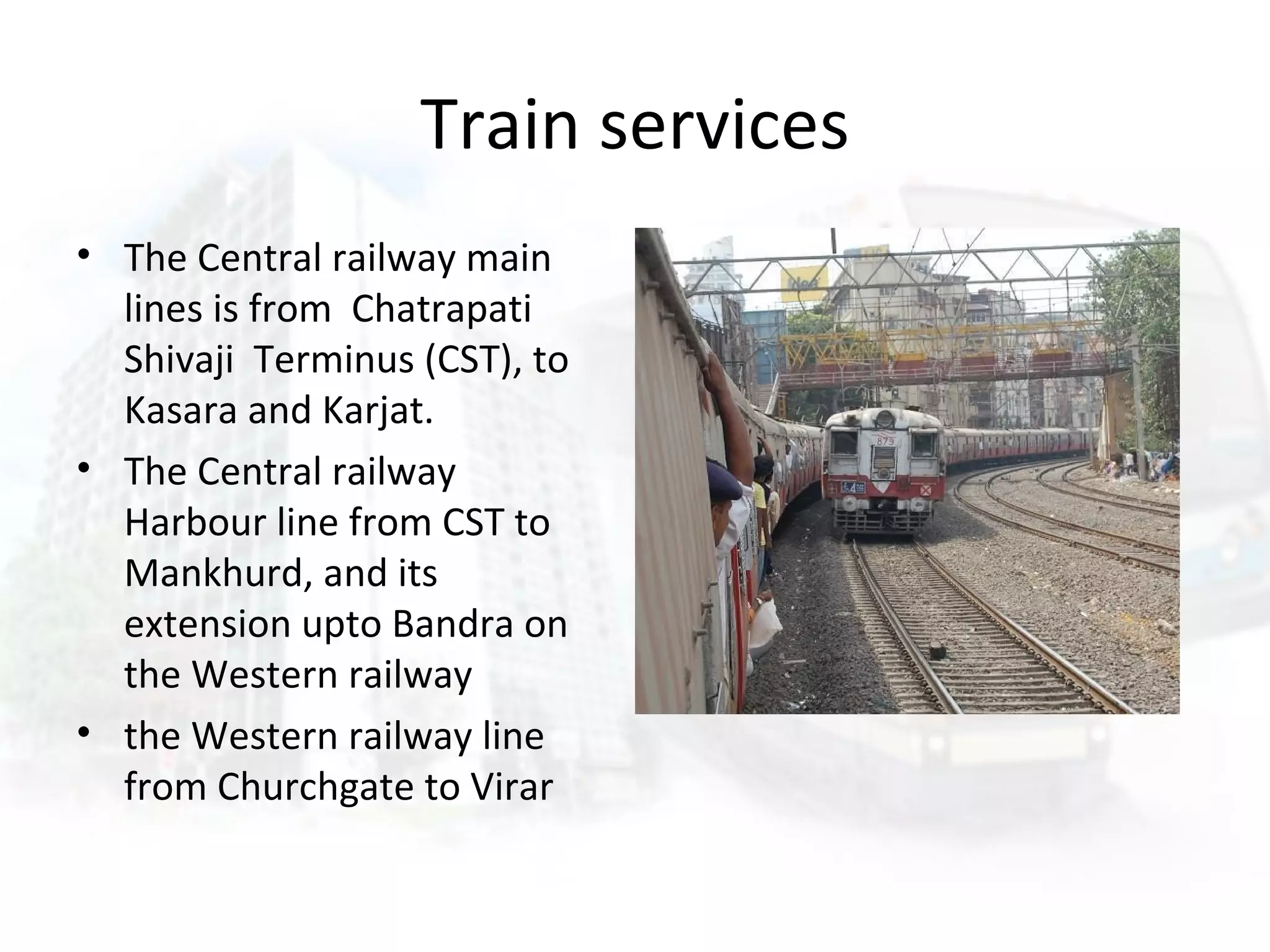 Public transport problems in mumbai | PPT