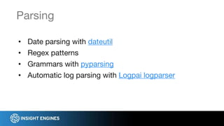 NLP techniques for log analysis | PPTX