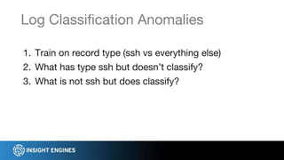 NLP techniques for log analysis | PPTX