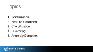 NLP techniques for log analysis | PPTX