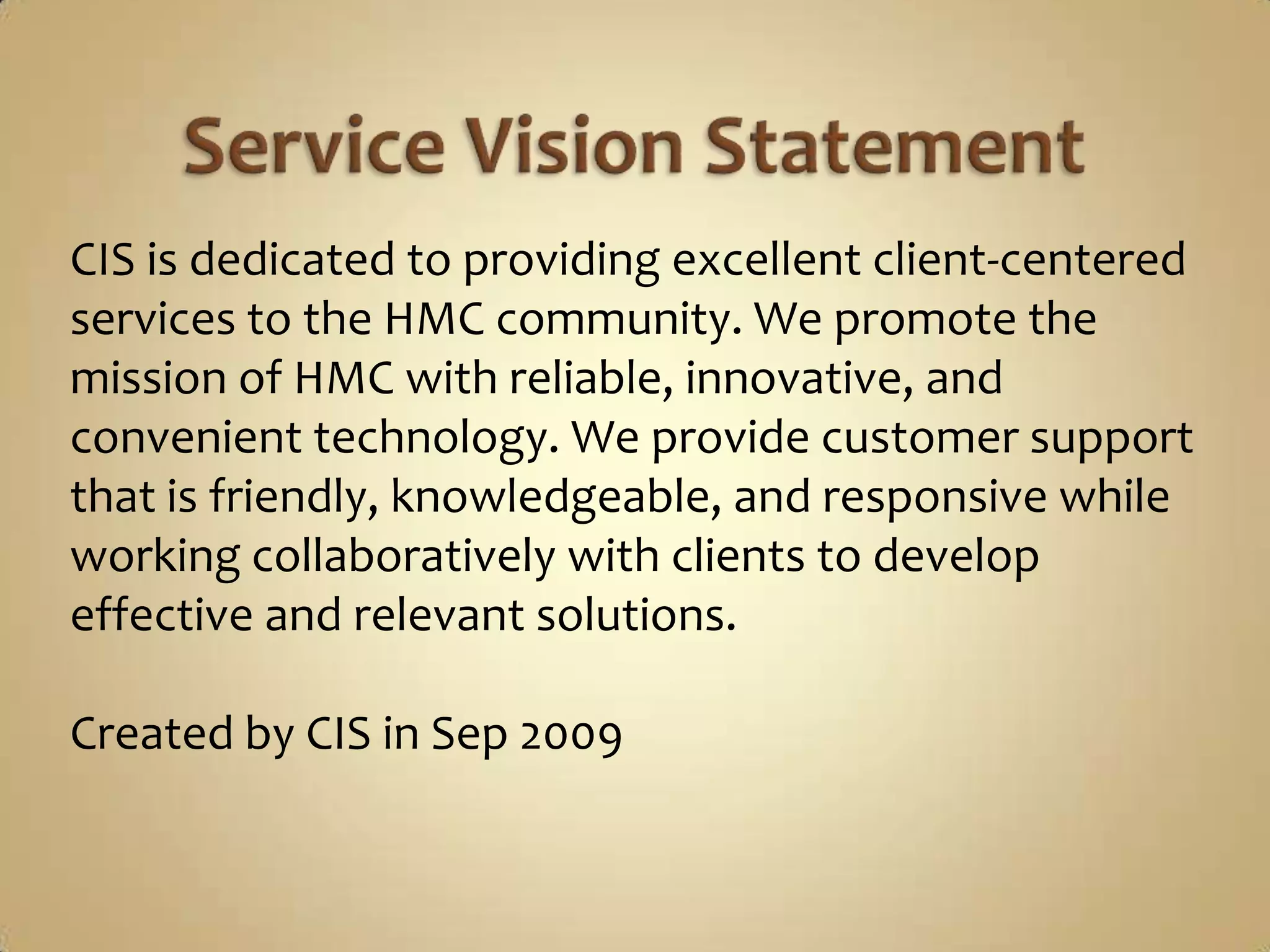 CIS Ticket Process | PPTX