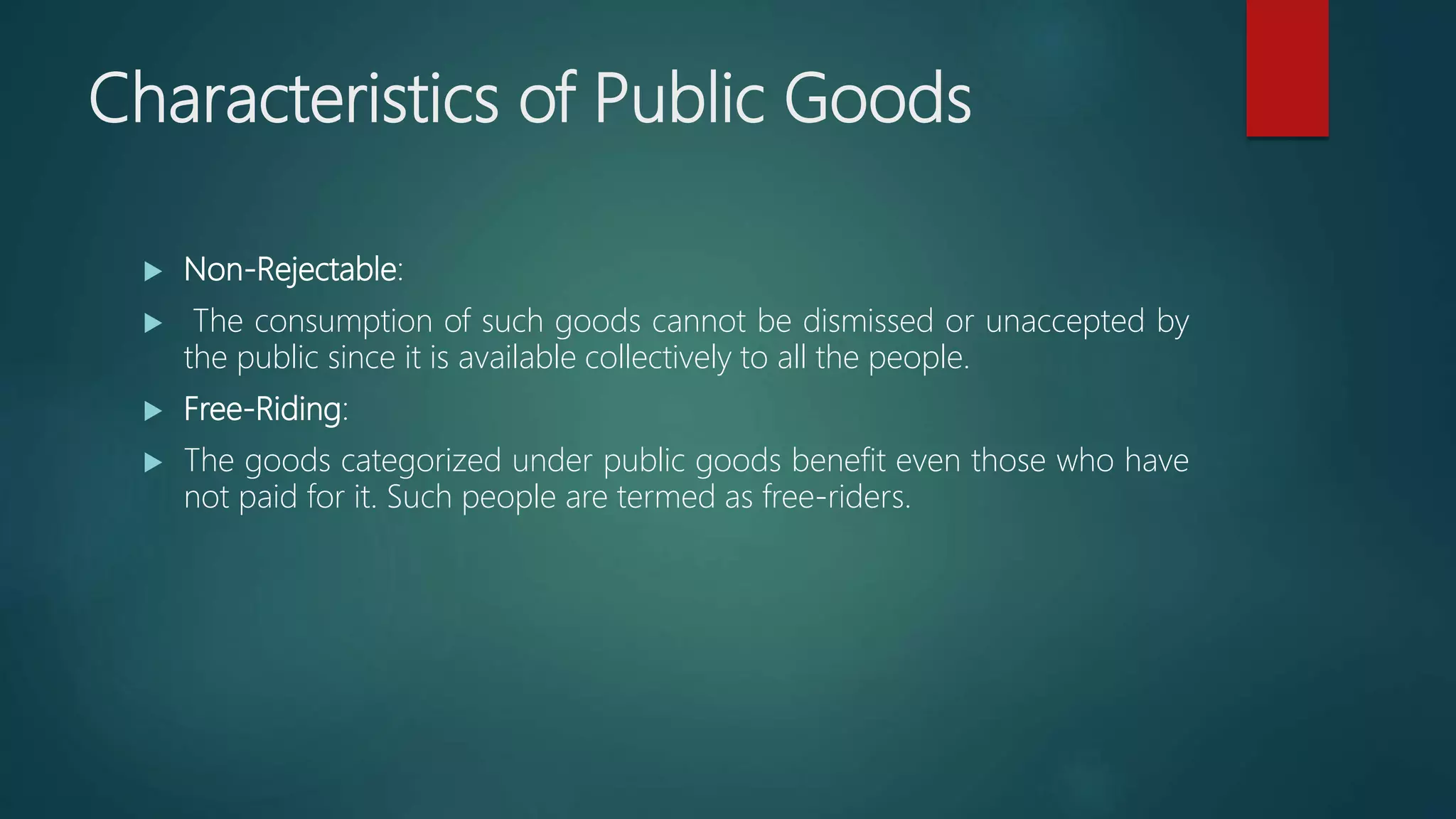 Public vs private goods | PPTX | Economy | Business and Finance