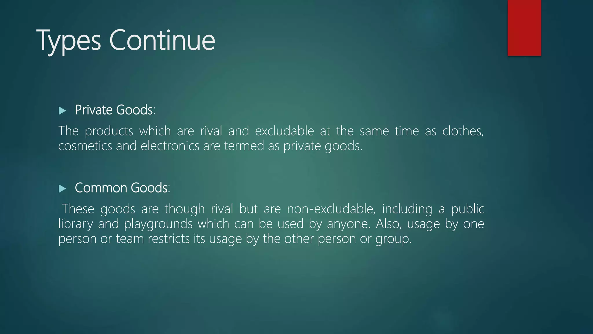 Public vs private goods | PPTX | Economy | Business and Finance