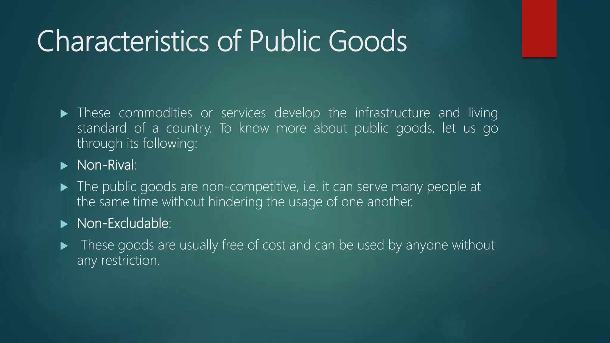 Public vs private goods | PPTX