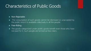 Public vs private goods | PPTX