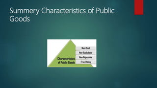Public vs private goods | PPTX | Economy | Business and Finance