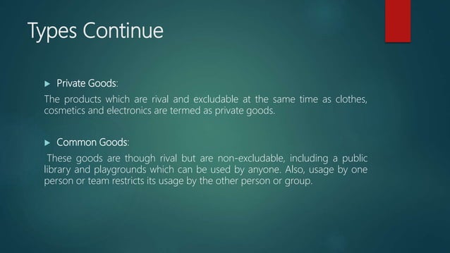 Public vs private goods | PPTX | Economy | Business and Finance