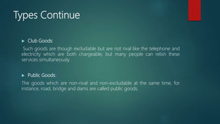 Public vs private goods | PPTX | Economy | Business and Finance