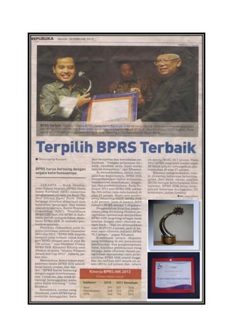 Publikasi bprs terbaik, republika | PDF