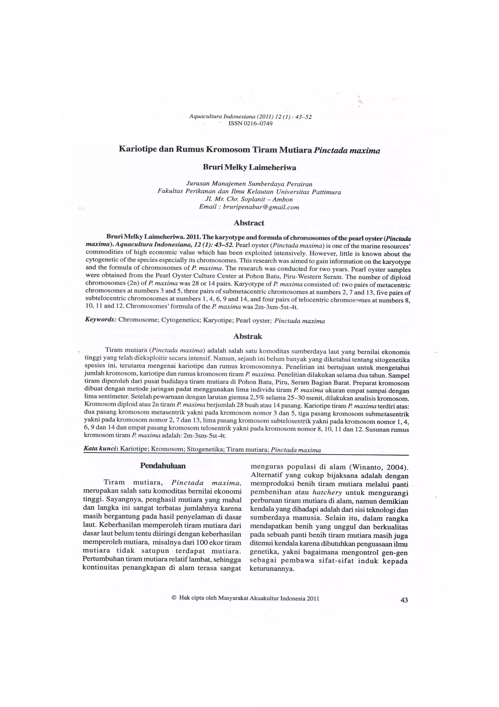 Publikasi jurnal ilmiah | PDF