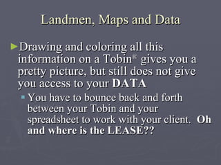 GIS and Petroleum Land Management | PPT