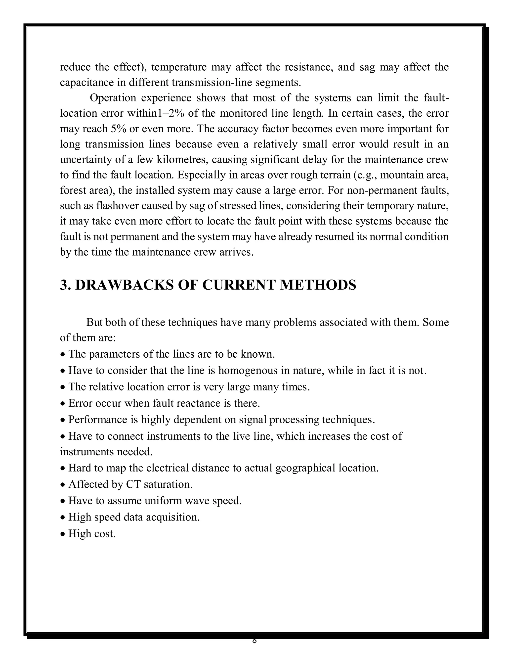 Fault Location Of Transmission Line Pdf Computer Networking Computing