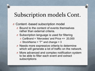 Publish subscribe model overview | PPTX