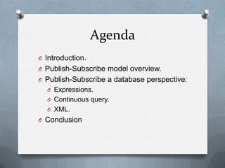 Publish subscribe model overview | PPTX