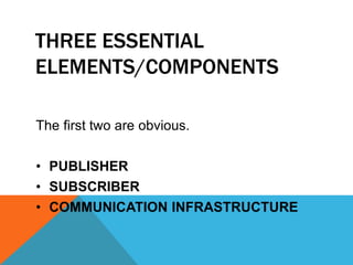 Publish Subscribe pattern - Design Patterns | PPTX