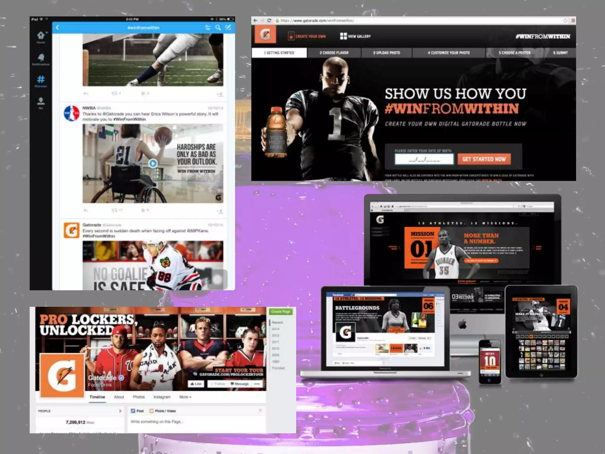 Gatorade Win from within | PPTX | Social Networking | Internet