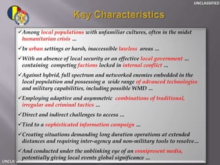 TRADOC OE Operational Environment 2010-2025 | PPTX