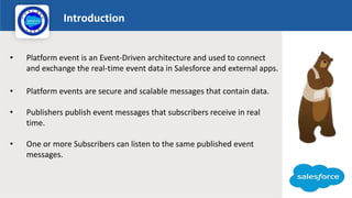 Publish and subscribe platform events using flows | PPTX