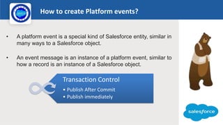Publish and subscribe platform events using flows | PPTX