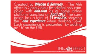 PUBLISH "The Ahh Effect" Case Study Midterm | PPTX