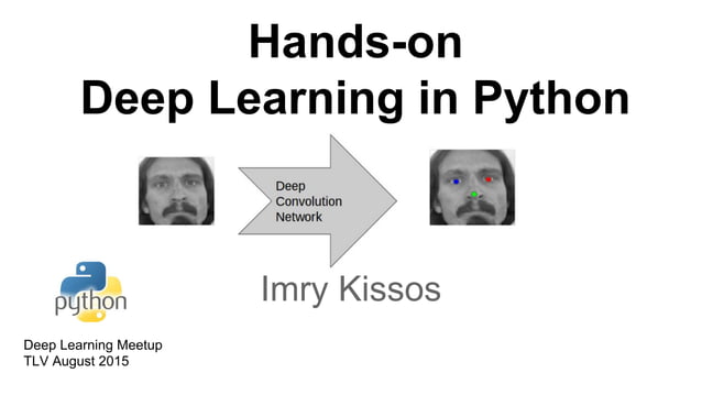 Hands-on Deep Learning in Python | PPT