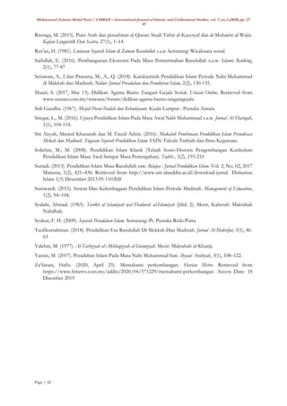 Pelaksanaan Tarbiah Islamiah Pada Zaman Rasulullah s.a.w di Mekah dan ...