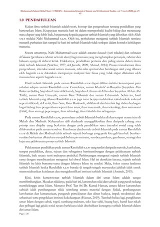 Pelaksanaan Tarbiah Islamiah Pada Zaman Rasulullah s.a.w di Mekah dan ...