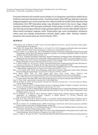 Transformasi Pengajaran dan Pembelajaran Multimedia dalam Pendidikan ...