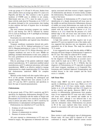 Role of CT Mastoids in the Diagnosis and Management of Chronic Inflammatory Ear Diseases | PDF