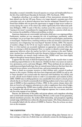 ADHD in America: A Bioecological Analysis | PDF