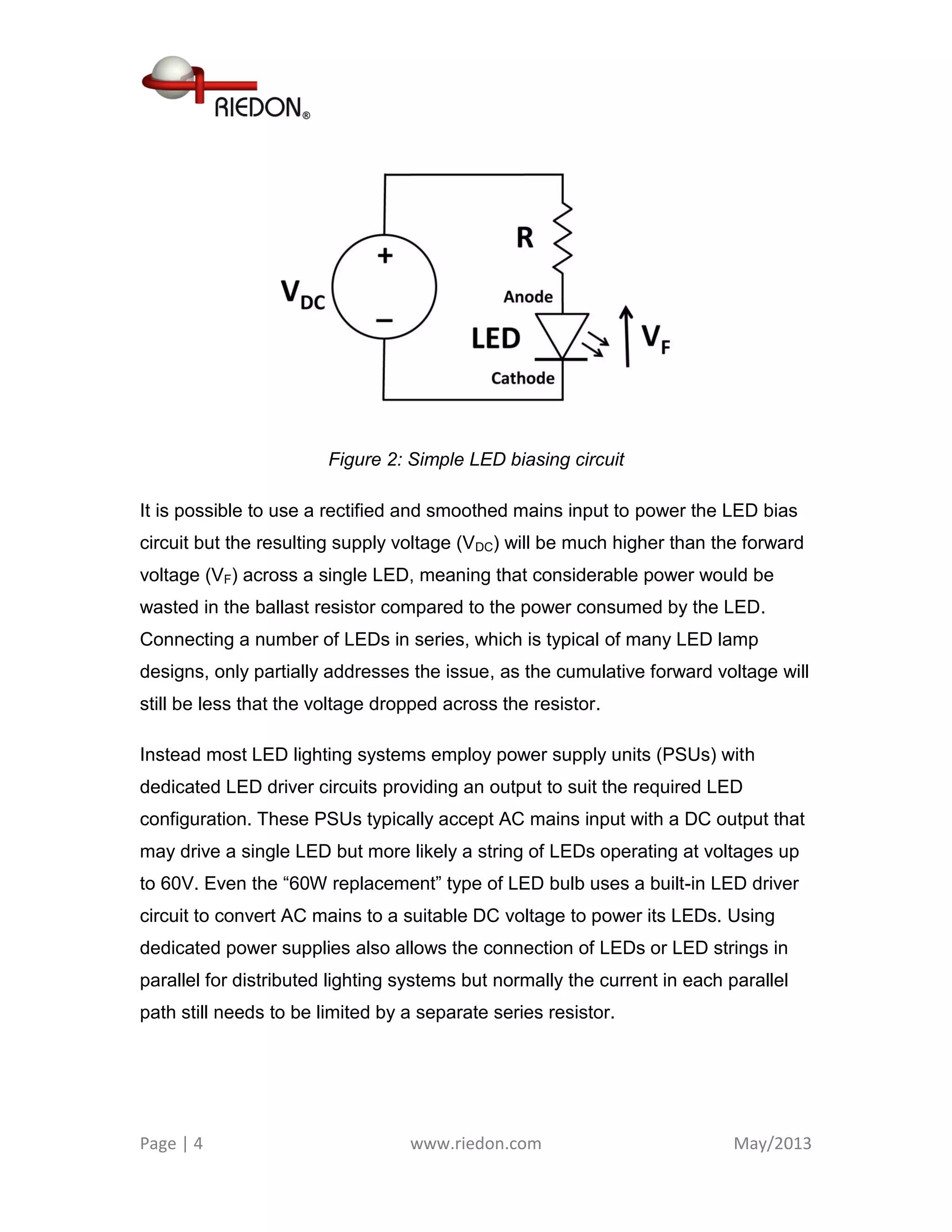 LED lighting - resistors | PDF