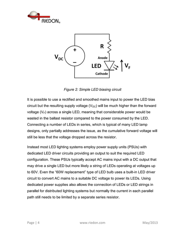 LED lighting - resistors | PDF