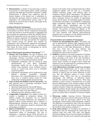 Nanosponges: A novel approach for topical drug delivery system | PDF